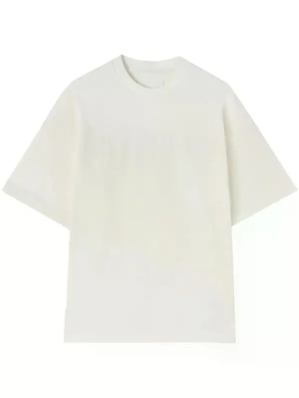 JIL SANDER Logo Print Cotton T-shirt - Neutrals
