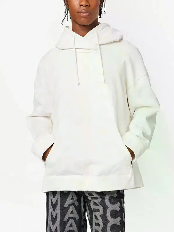 Marc Jacobs Monogram Oversized Drawstring Hoodie - Neutrals