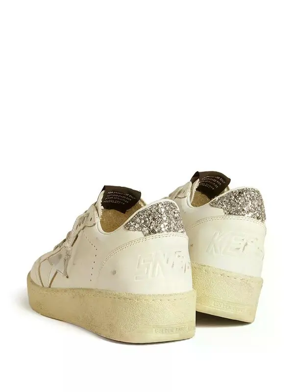 GOLDEN GOOSE Ball Star Sneakers With Metallic Star Detail