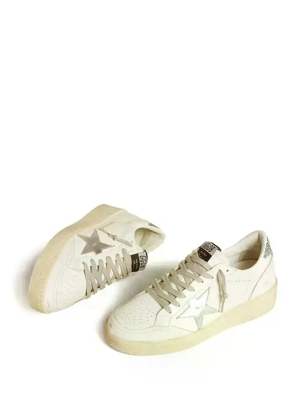 GOLDEN GOOSE Ball Star Sneakers With Metallic Star Detail