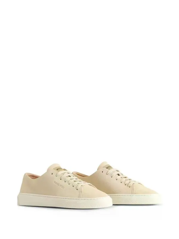 Woolrich Leather Sneakers - Neutrals
