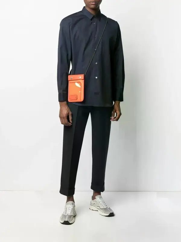 Comme Des Garçons Pointed Collar Cotton Shirt - Blue
