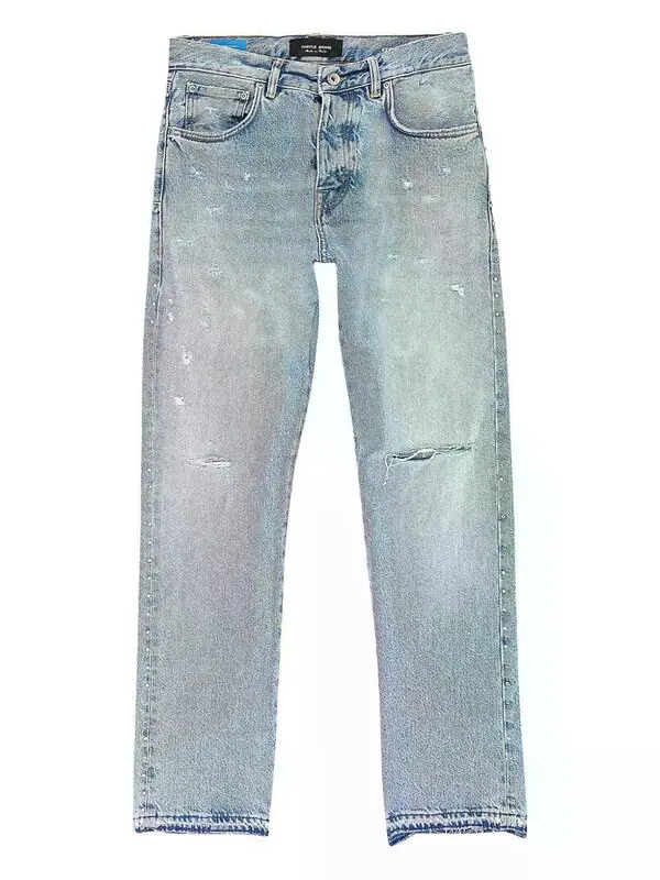 PURPLE BRAND Crystal-embellished Jeans