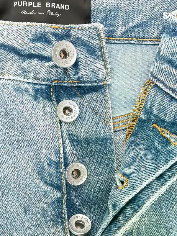 PURPLE BRAND Crystal-embellished Jeans