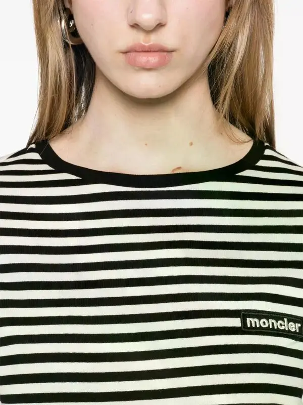 Moncler Striped Cotton T-shirt
