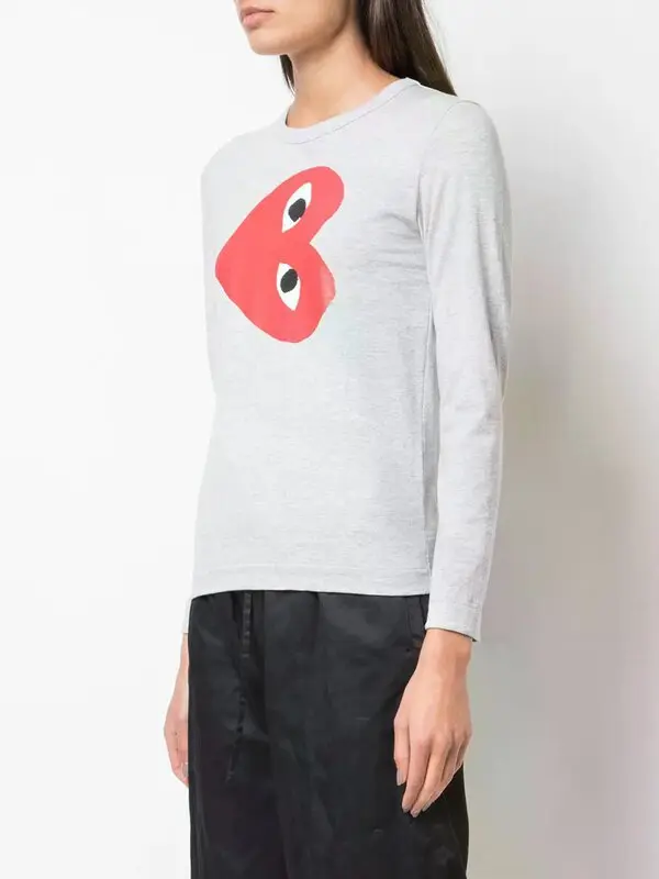 Play Comme Des Garcon Printed Logo T-shirt