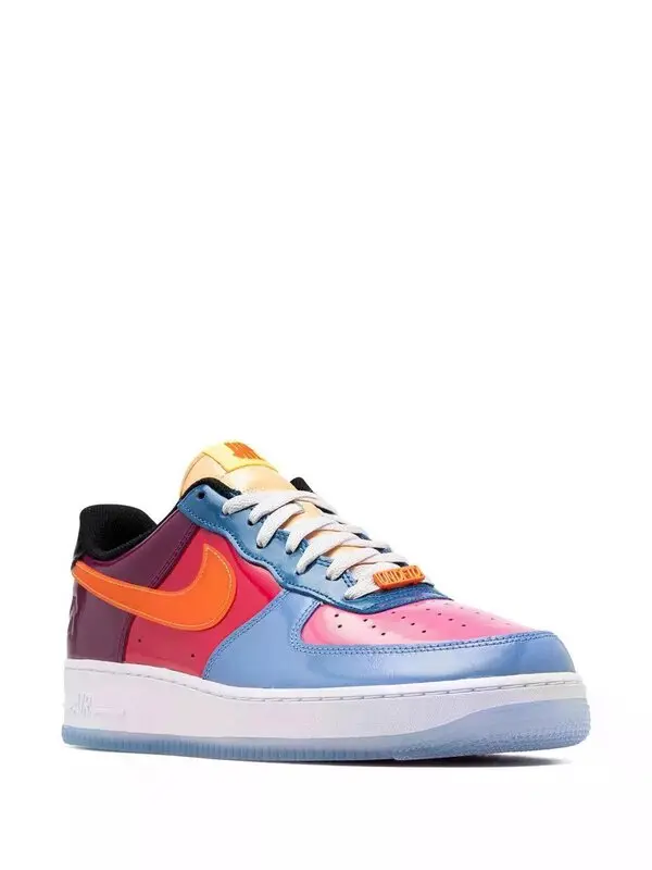 Nike X Undefeated Air Force 1 Low Multi Patent Sneakers - Blue