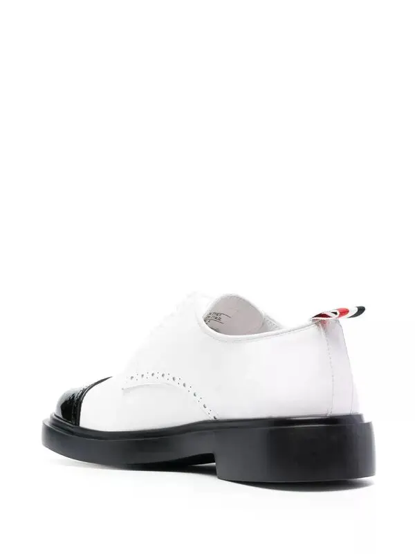 Thom Browne Rwb Contrasting Toecap Brogues