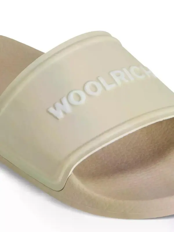 Woolrich Logo-embossed Slides - Neutrals