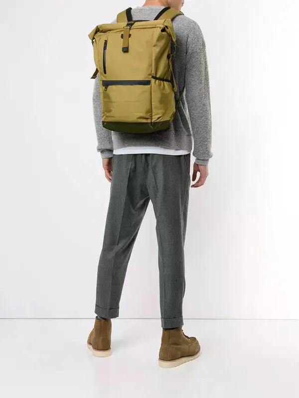 AS2OV Roll Top Backpack - Brown