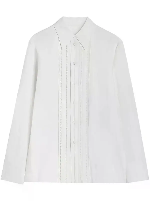 JIL SANDER Pleated Long Sleeve Shirt