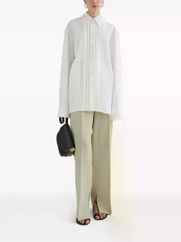 JIL SANDER Pleated Long Sleeve Shirt