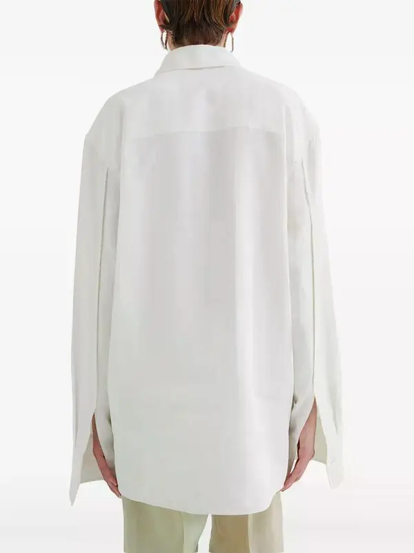 JIL SANDER Pleated Long Sleeve Shirt
