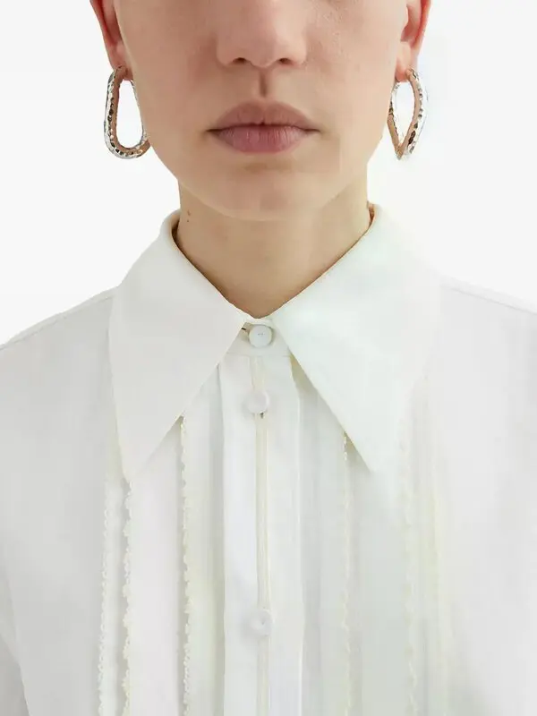 JIL SANDER Pleated Long Sleeve Shirt