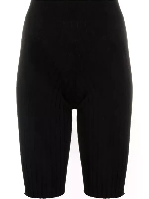 Fabiana Filippi High-waisted Knee-length Shorts - Black