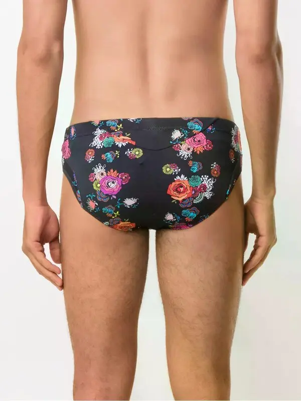AMIR SLAMA Printed Swim Trunks