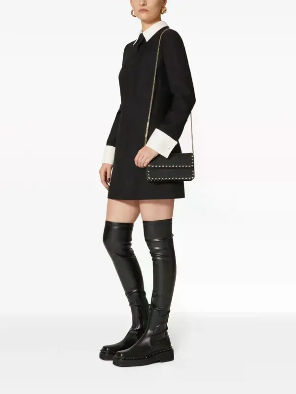 Valentino Garavani Rockstud Leather Clutch