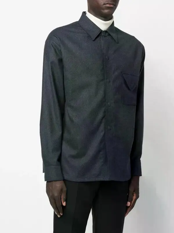 Giorgio Armani Wool Shirt Jacket