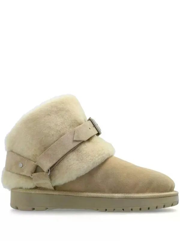 Burberry Chubby Suede Shearling Boots