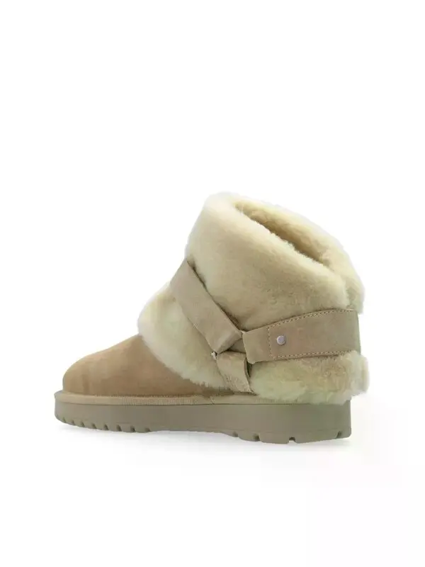 Burberry Chubby Suede Shearling Boots