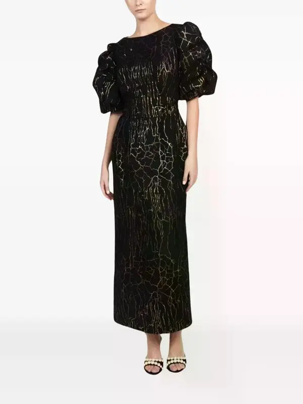 BARUNI Sedum Midi Dress - Black