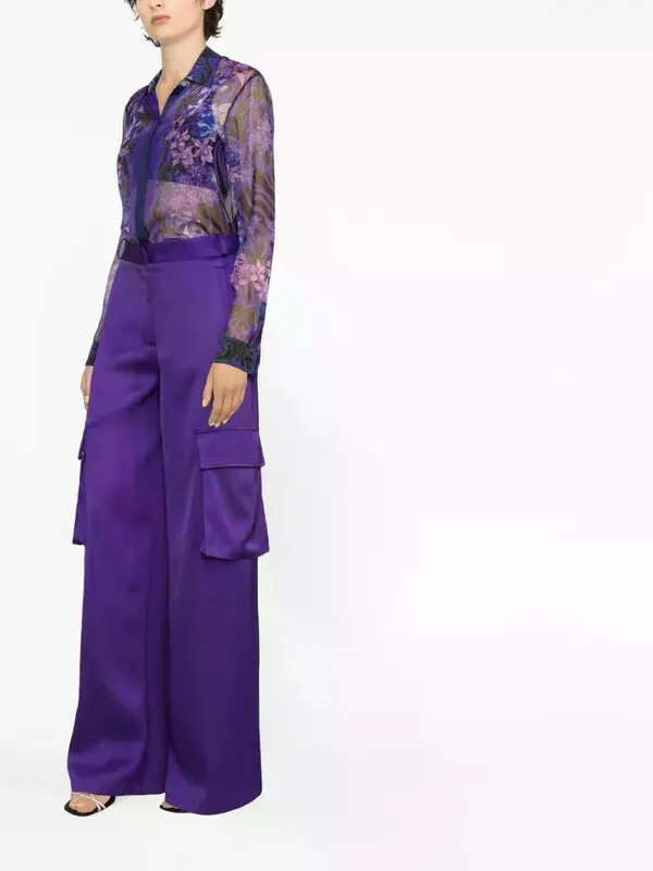 Versace Wide-leg Cargo Trousers