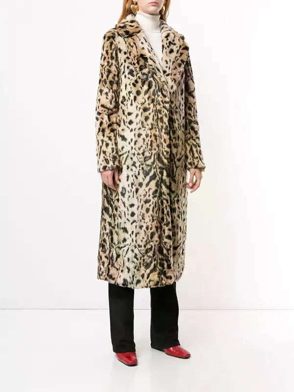 UNREAL FUR Leopard-print Coat