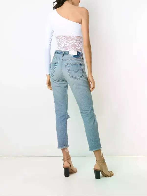 AMIR SLAMA Floral Lace Insert Body