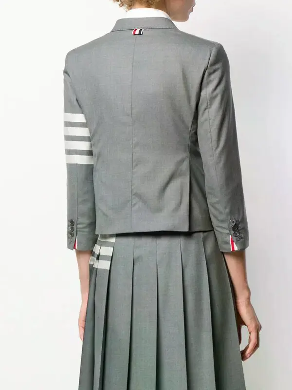 Thom Browne 4-bar Plain Weave Suiting Jacket