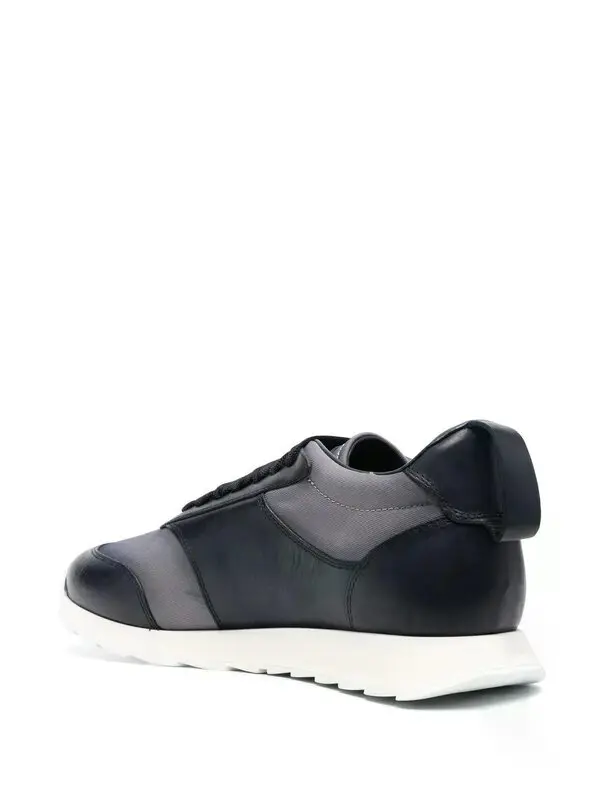 Giorgio Armani Panelled Low-top Sneakers - Grey