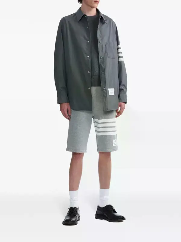 Thom Browne Snap Front Shirt Jacket