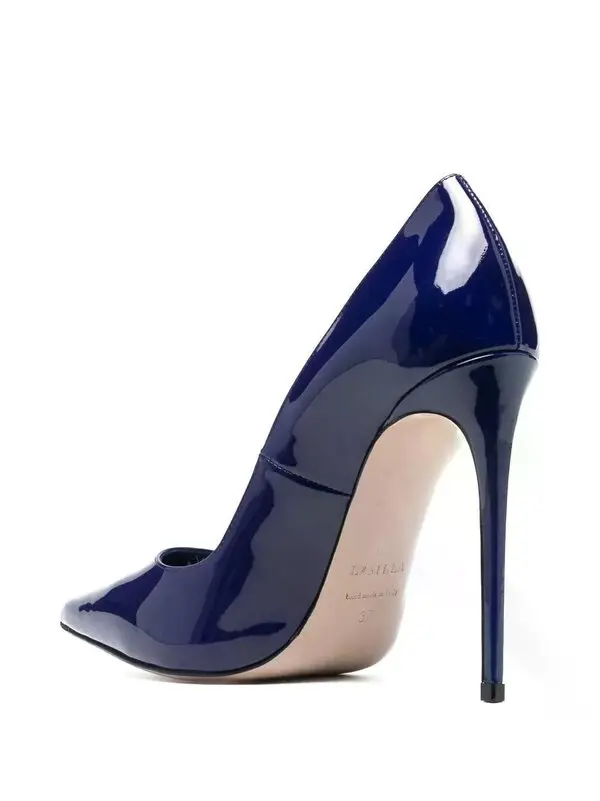 LE SILLA 125mm Eva Patent Leather Pumps - Blue