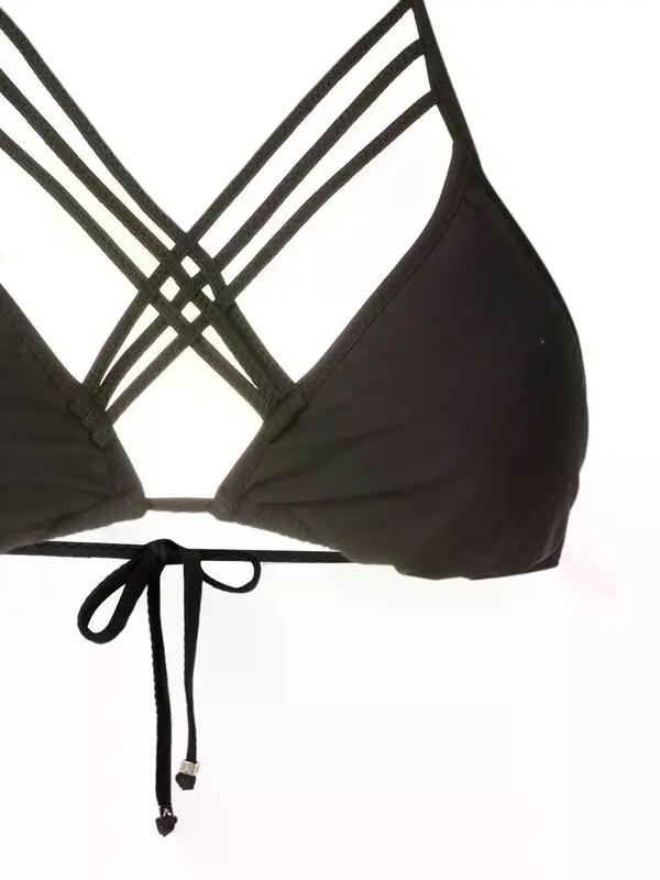 AMIR SLAMA Crossover-strap Bikini Set