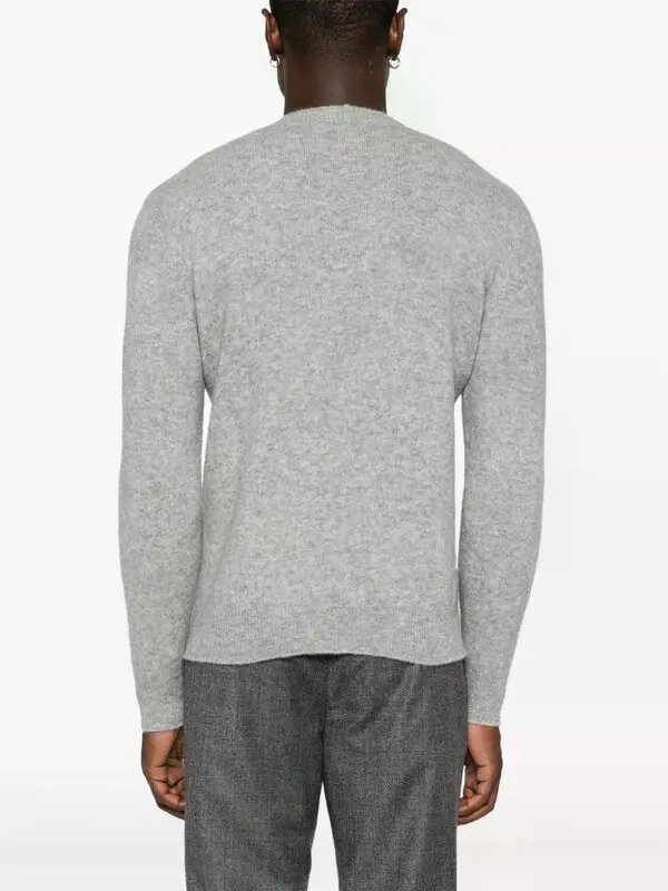 Eleventy Mélange Cashmere-silk Sweater