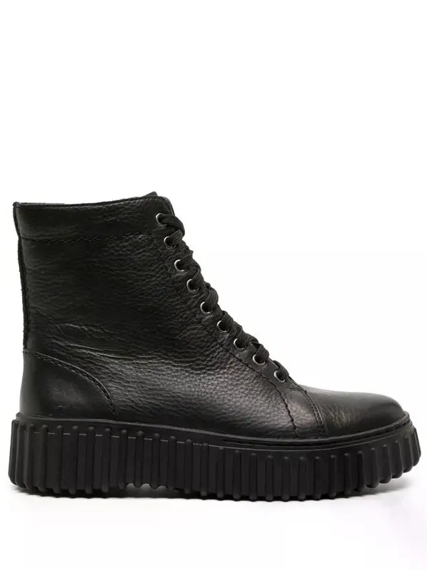 Clarks Torhill Rise Leather Ankle Boots