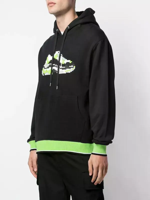 MOSTLY HEARD RARELY SEEN 8-BIT Mint Wave Jersey Hoodie - Black