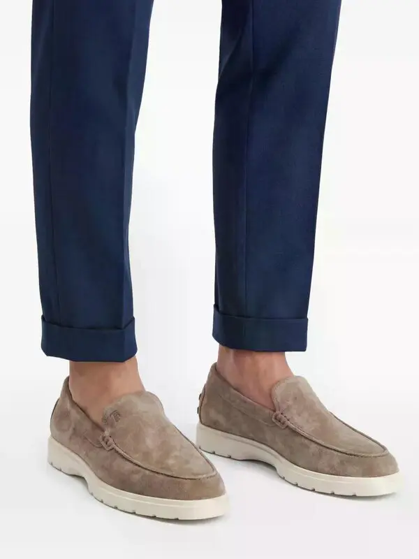 TOD'S Suede Slip-on Loafers