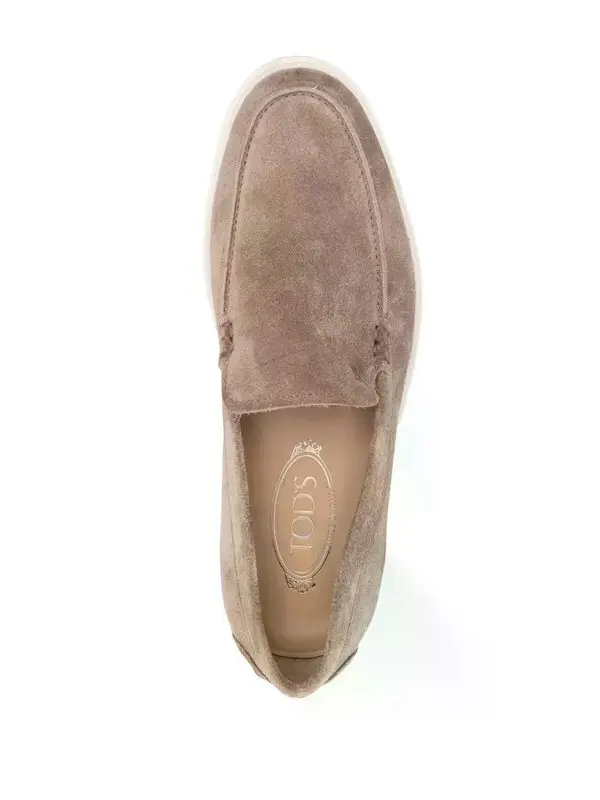 TOD'S Suede Slip-on Loafers
