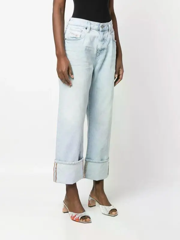 DIESEL® 1999 Cropped Straight-leg Jeans