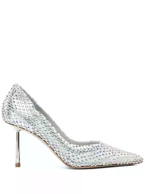 LE SILLA Gilda 90mm Crystal-embellished Pumps