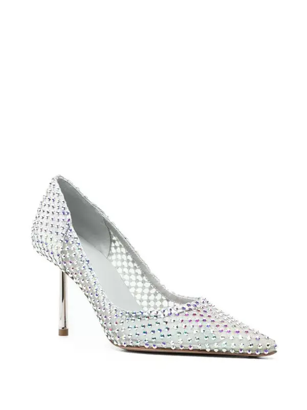 LE SILLA Gilda 90mm Crystal-embellished Pumps