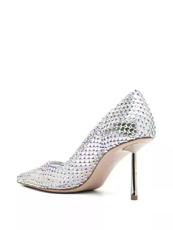 LE SILLA Gilda 90mm Crystal-embellished Pumps