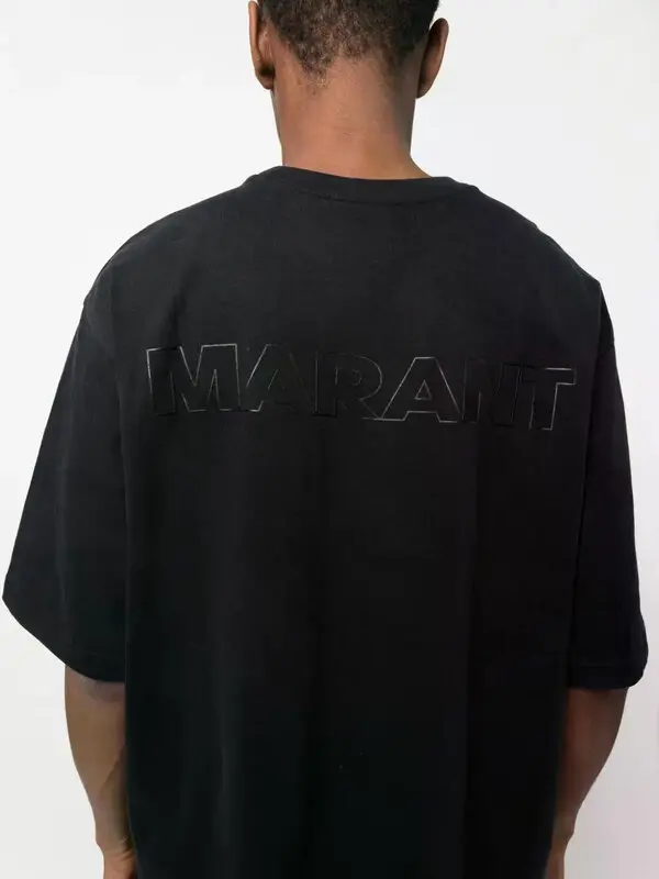 MARANT Logo-embroidered T-shirt