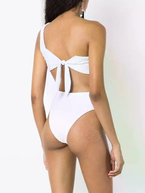 AMIR SLAMA One-shoulder High-waisted Bikini