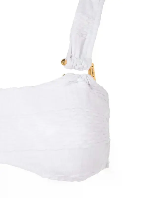 AMIR SLAMA One-shoulder High-waisted Bikini