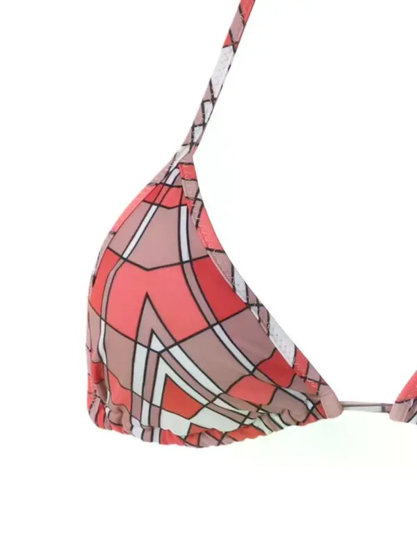 AMIR SLAMA Printed Triangle Bikini Set