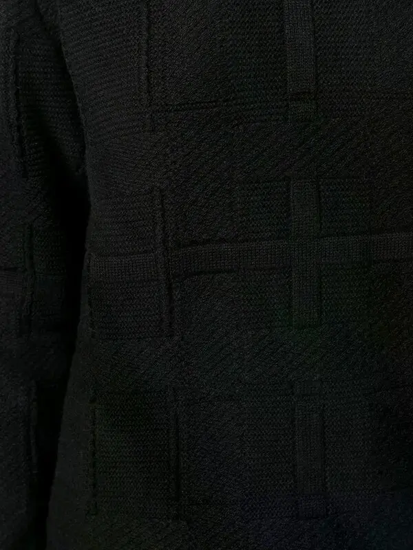 BARRIE Tartan Pattern Cashmere Jumper