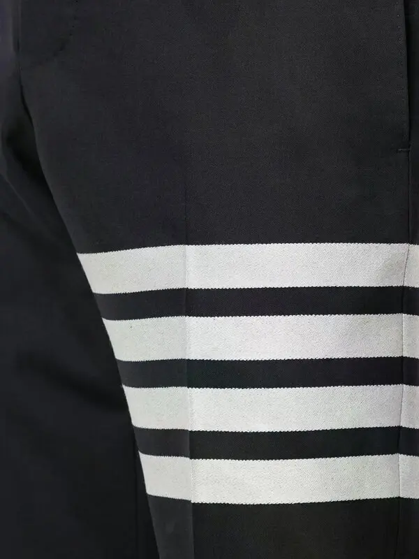 Thom Browne 4-bar Low-rise Trousers - Blue