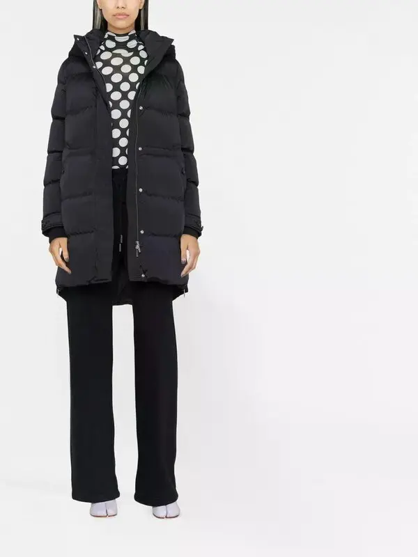 Woolrich Hooded Puffer Coat - Black
