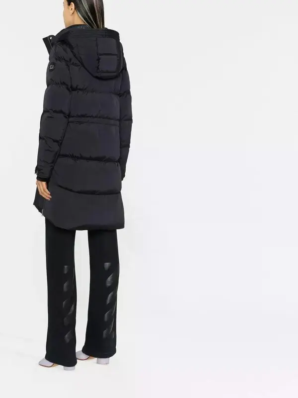 Woolrich Hooded Puffer Coat - Black